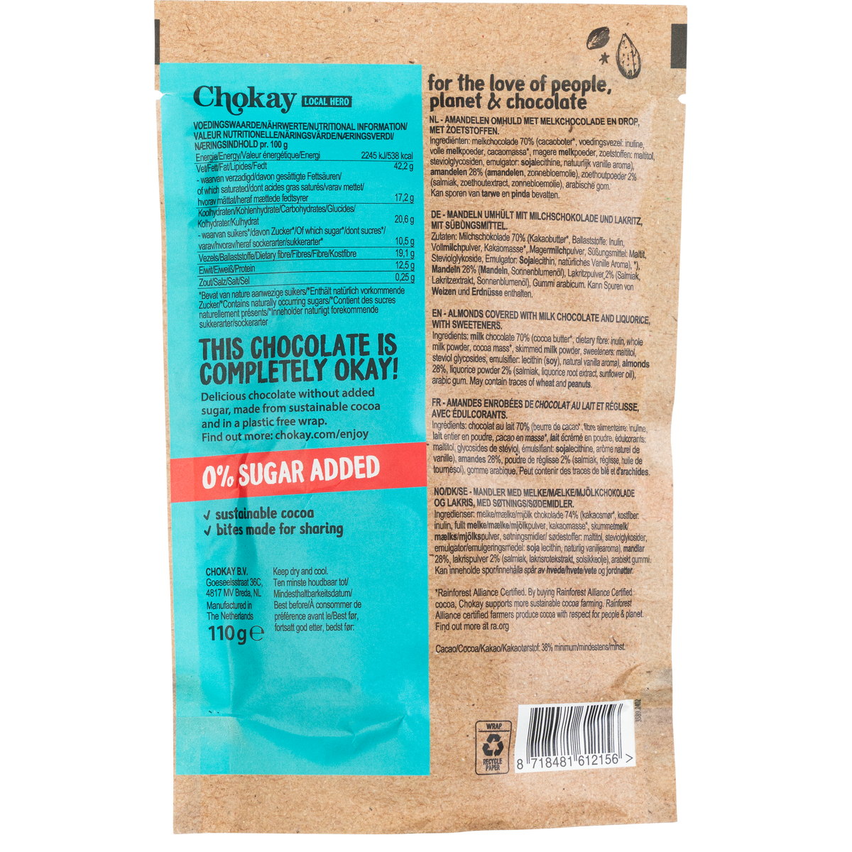 Chokay Treat Milk Salty Liquorice – Jerky Store Europe