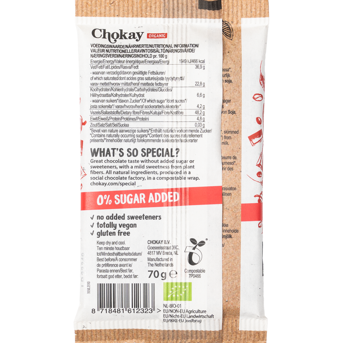 Chokay BIO Bar Amazing Dark – Jerky Store Europe